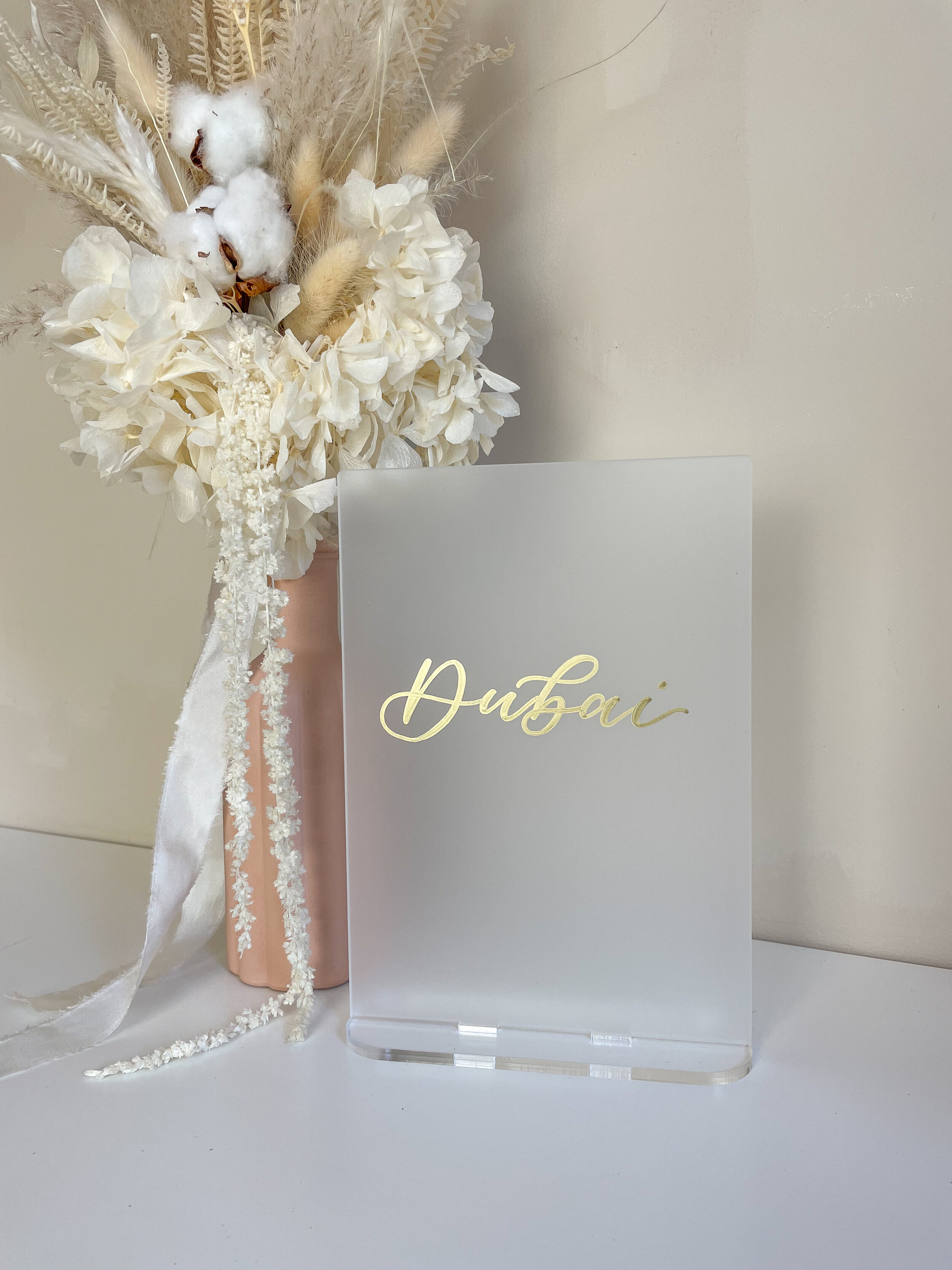 Hand Painted Wedding Table Numbers — Bewilderly