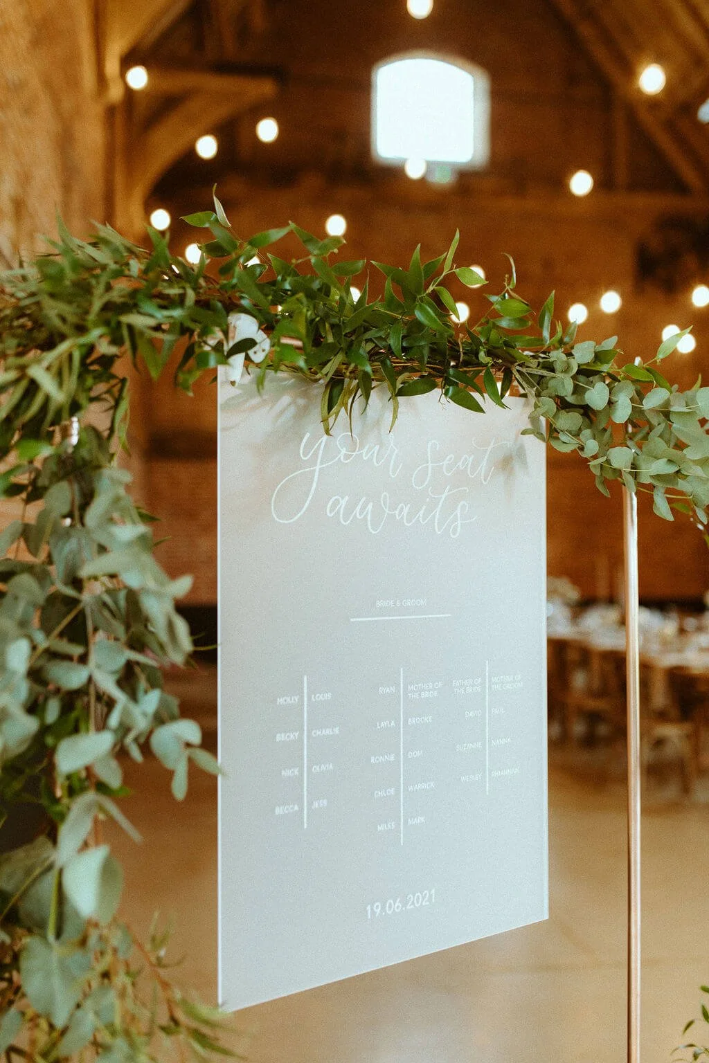 Hand-painted Table Plans for Stylish Weddings | Bewilderly — Bewilderly