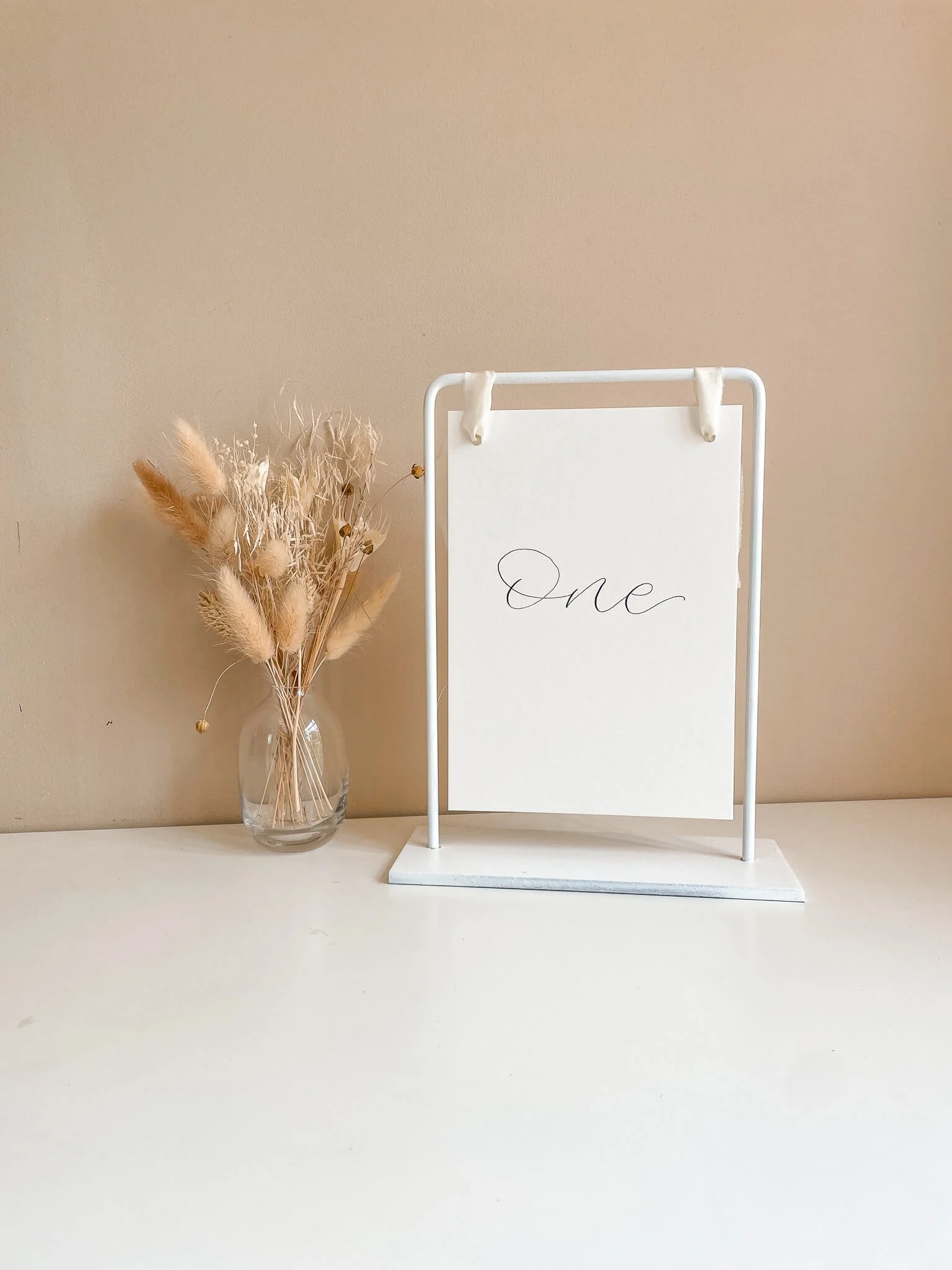 Hand Painted Wedding Table Numbers — Bewilderly