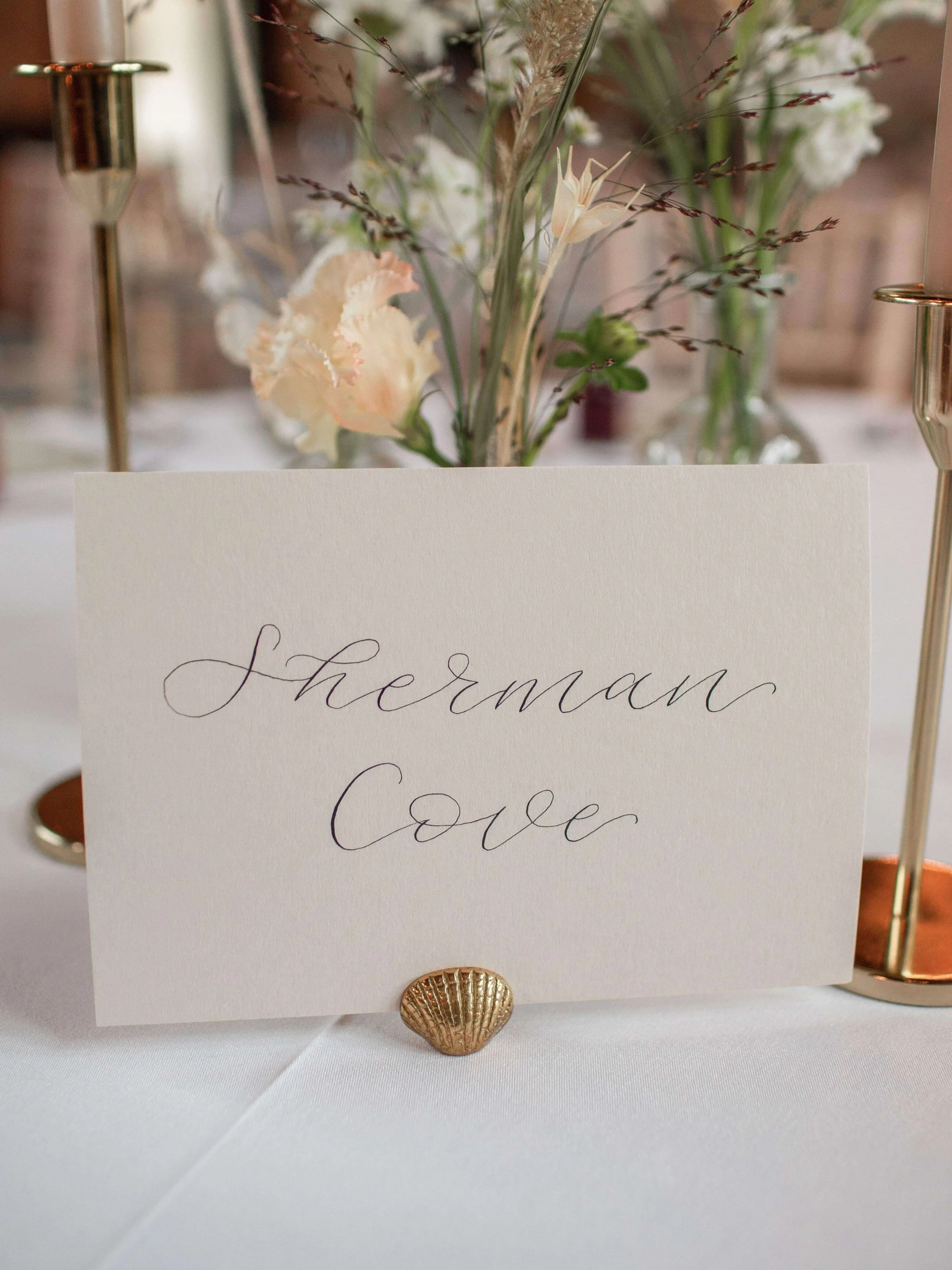 Hand Painted Wedding Table Numbers — Bewilderly