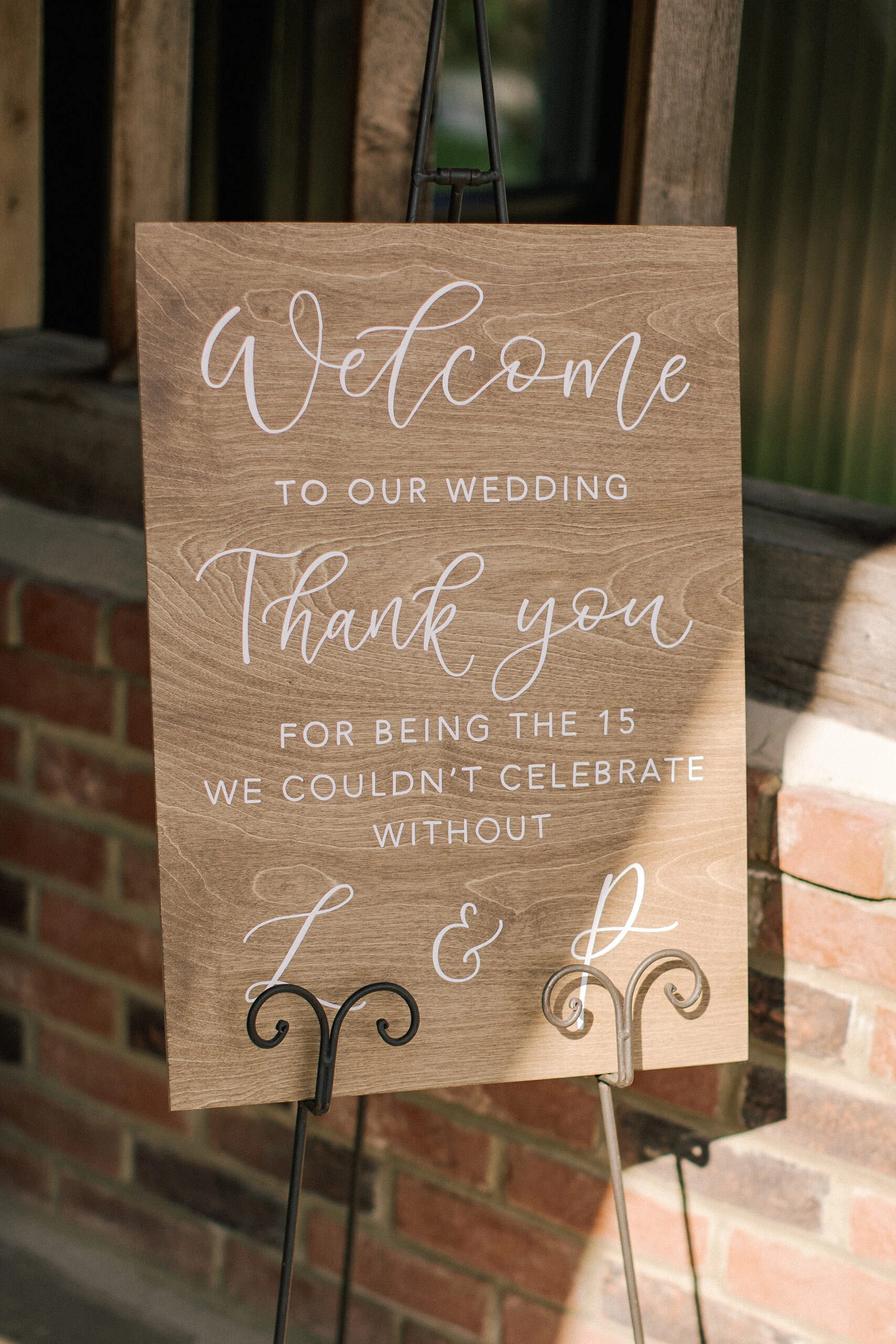 Hand painted welcome signs for stylish couples | Bewilderly — Bewilderly