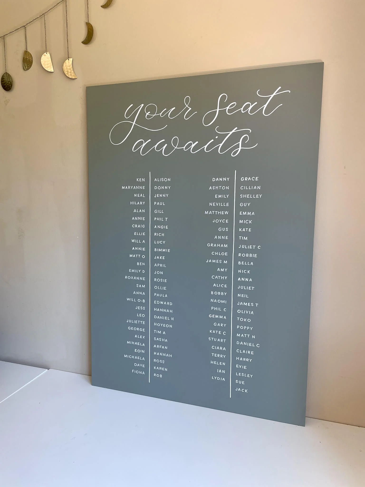 Hand-painted Table Plans for Stylish Weddings | Bewilderly — Bewilderly