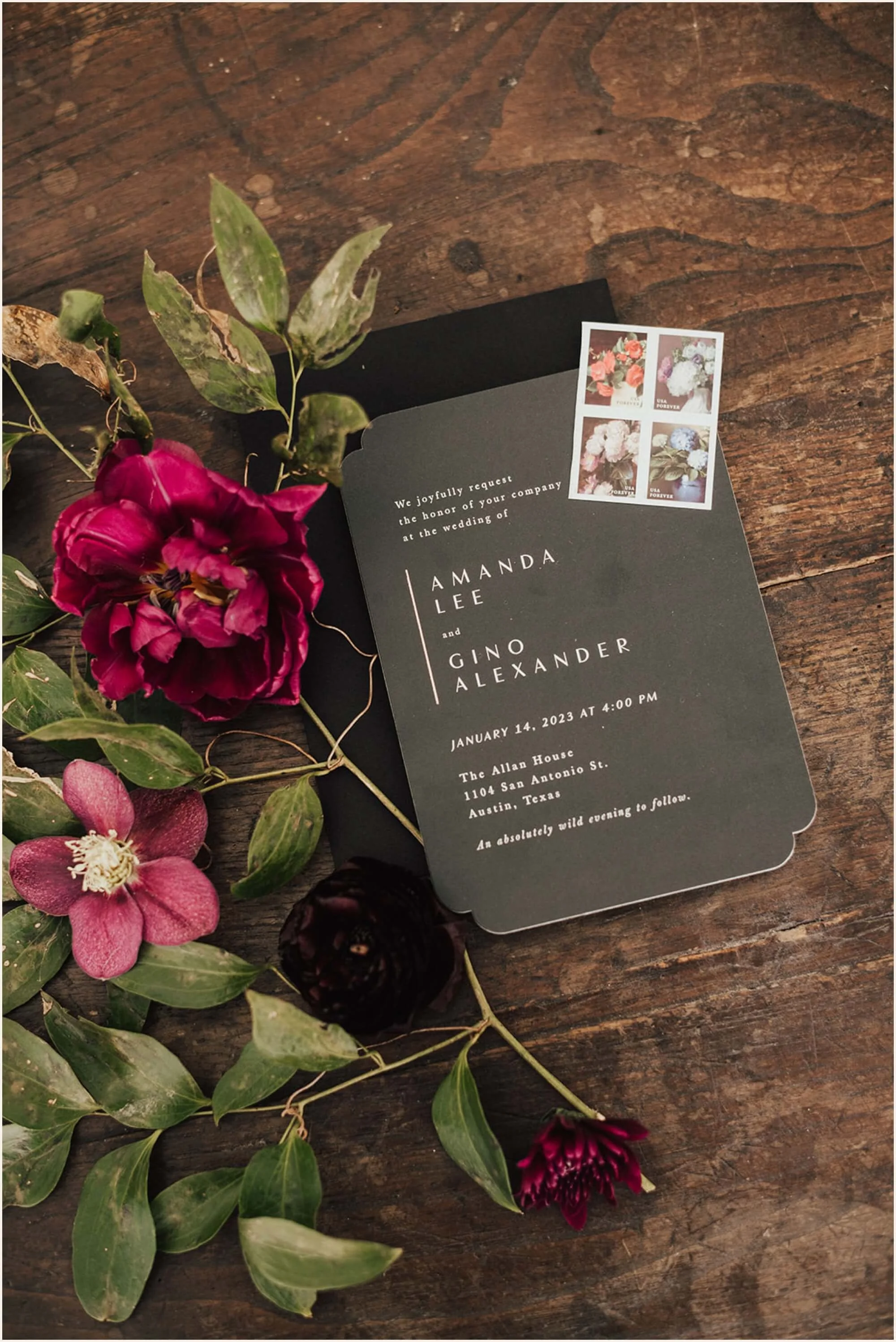 Dark and Moody Wedding at The Allan House | Lauren Parr Photography