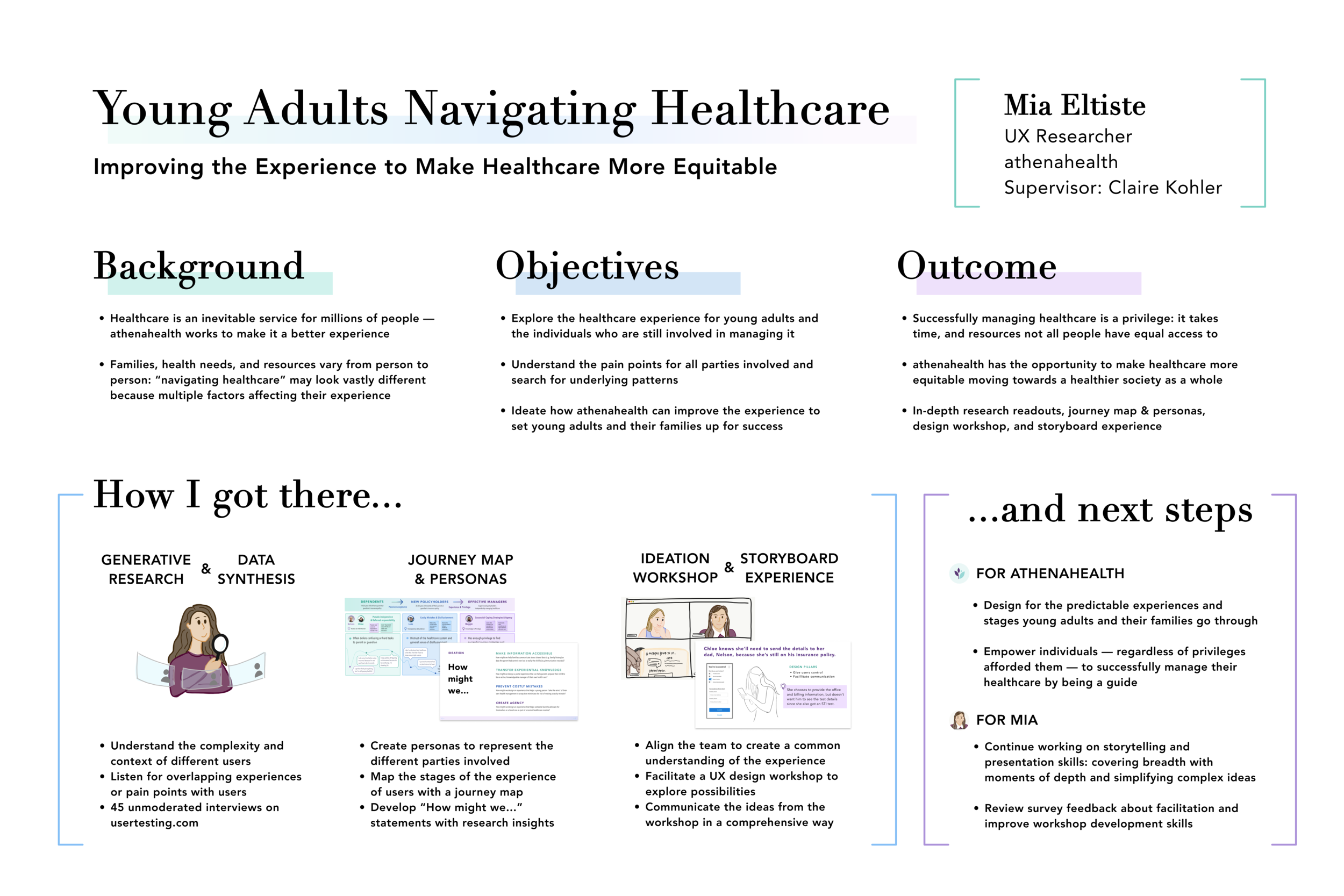 Athenahealth Generative Research — Mia Eltiste