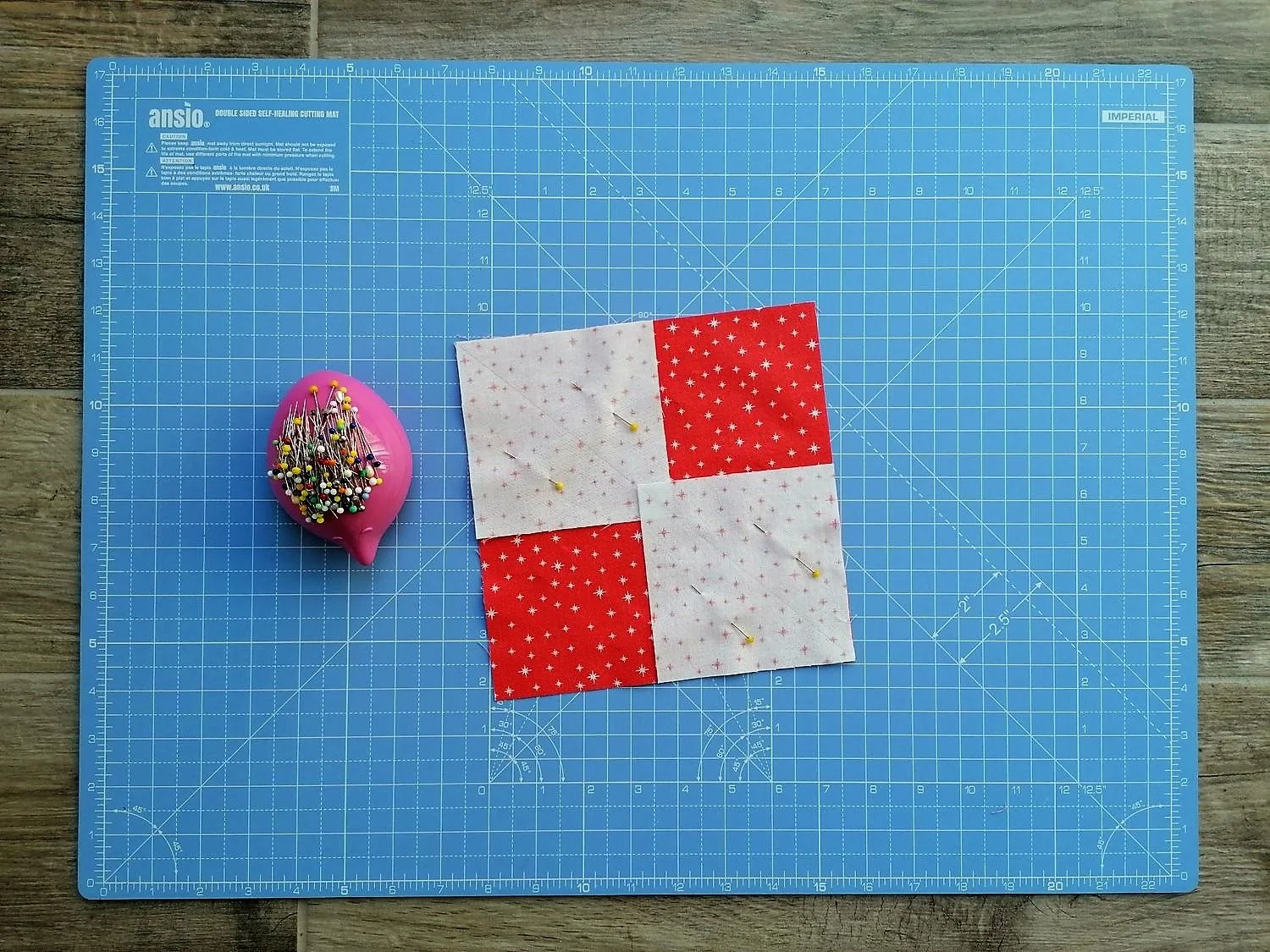 How to make four-at-a-time flying geese — Cowden Quilt School