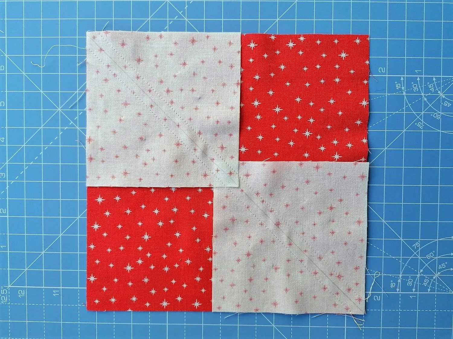 How to make four-at-a-time flying geese — Cowden Quilt School