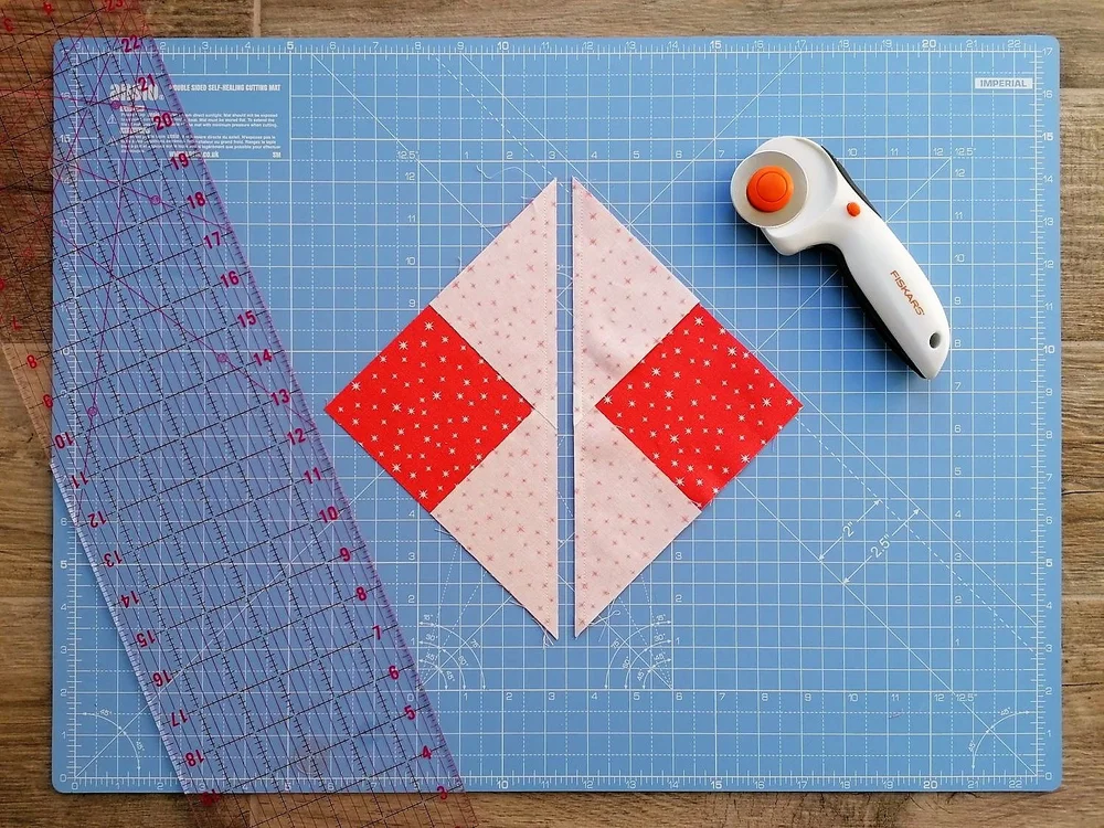How to make four-at-a-time flying geese — Cowden Quilt School