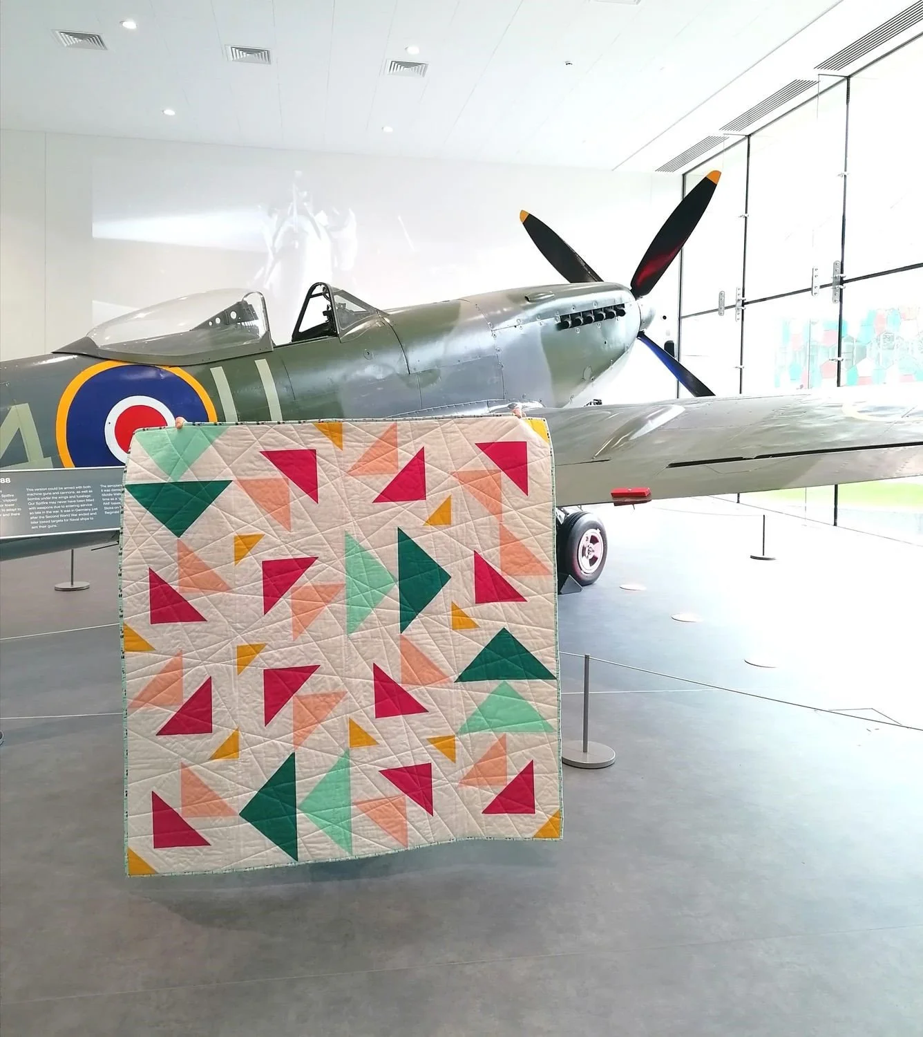 Airspace - Modern Quilt Pattern - Instant PDF Download - Flying Geese ...