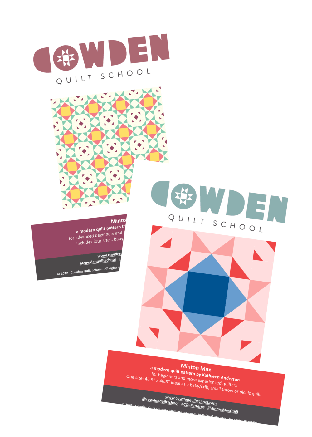 Modern Quilt Patterns by Kathleen Anderson, Cowden Quilt School ...