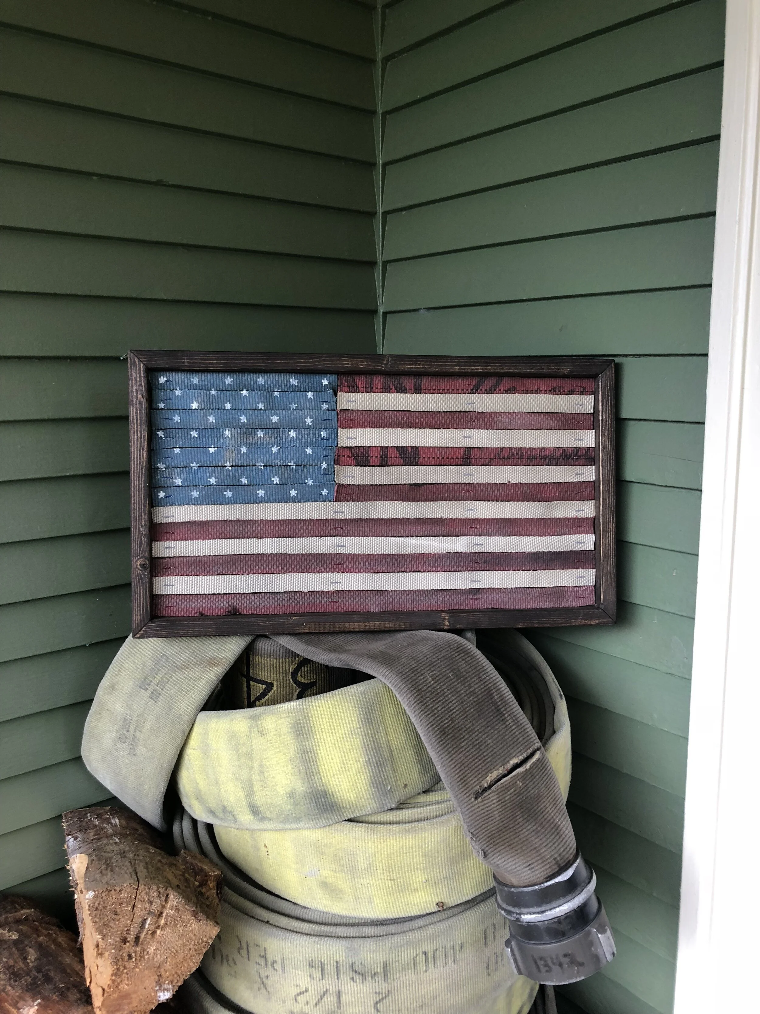 Fire Hose American Flag: Small — American Fire Co.