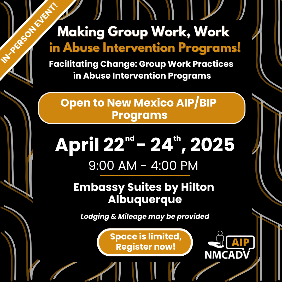 Upcoming Trainings — New Mexico Coalition Against Domestic Violence