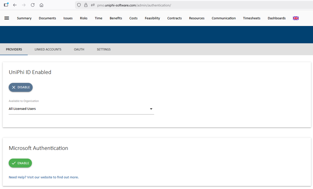 Microsoft Authentication FAQ — UniPhi