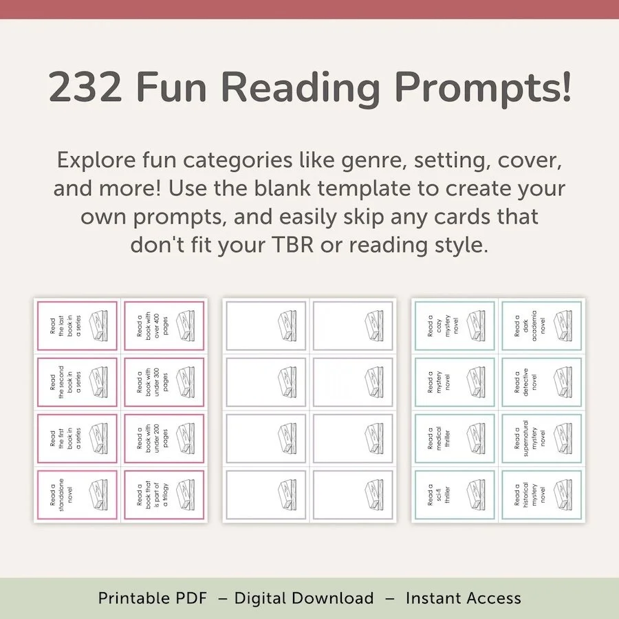 Printable TBR Game Cards – Bookshelf Edition — On Book Street