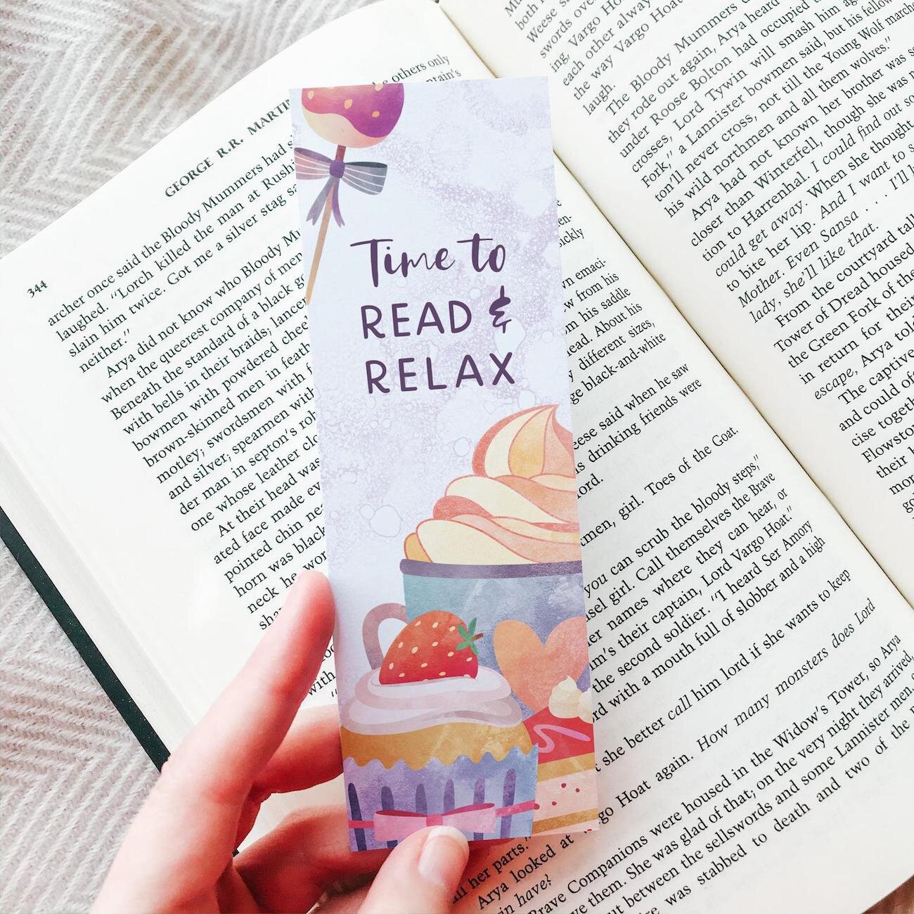 Reading Time Bookmarks Printable — On Book Street