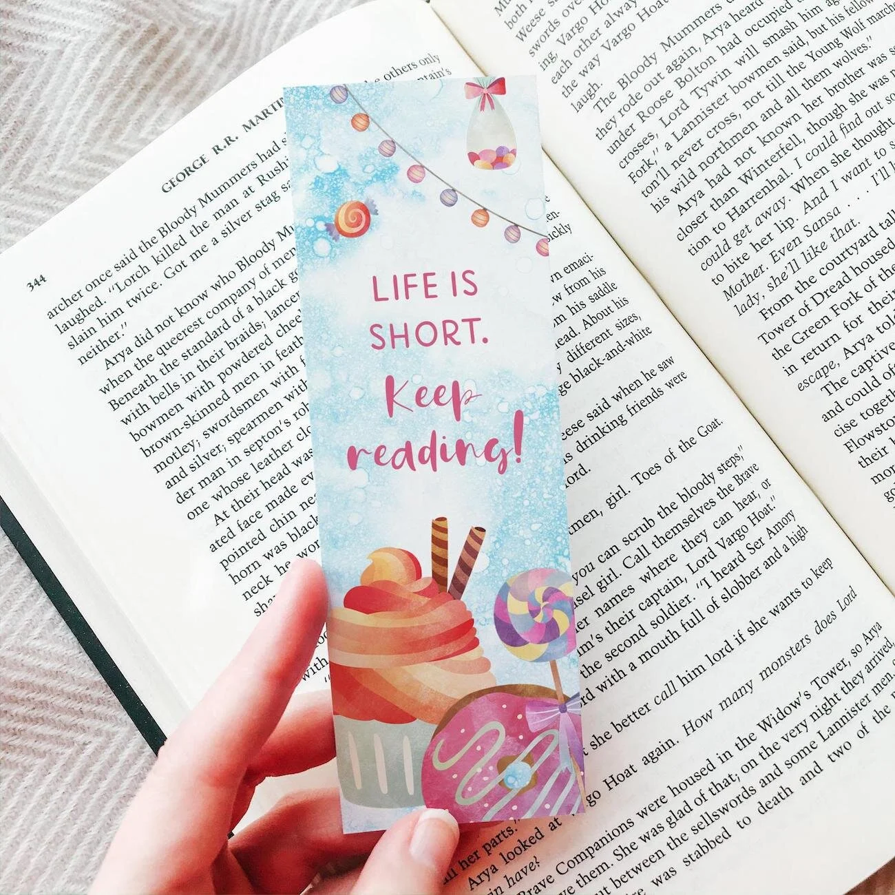 Reading Time Bookmarks Printable — On Book Street
