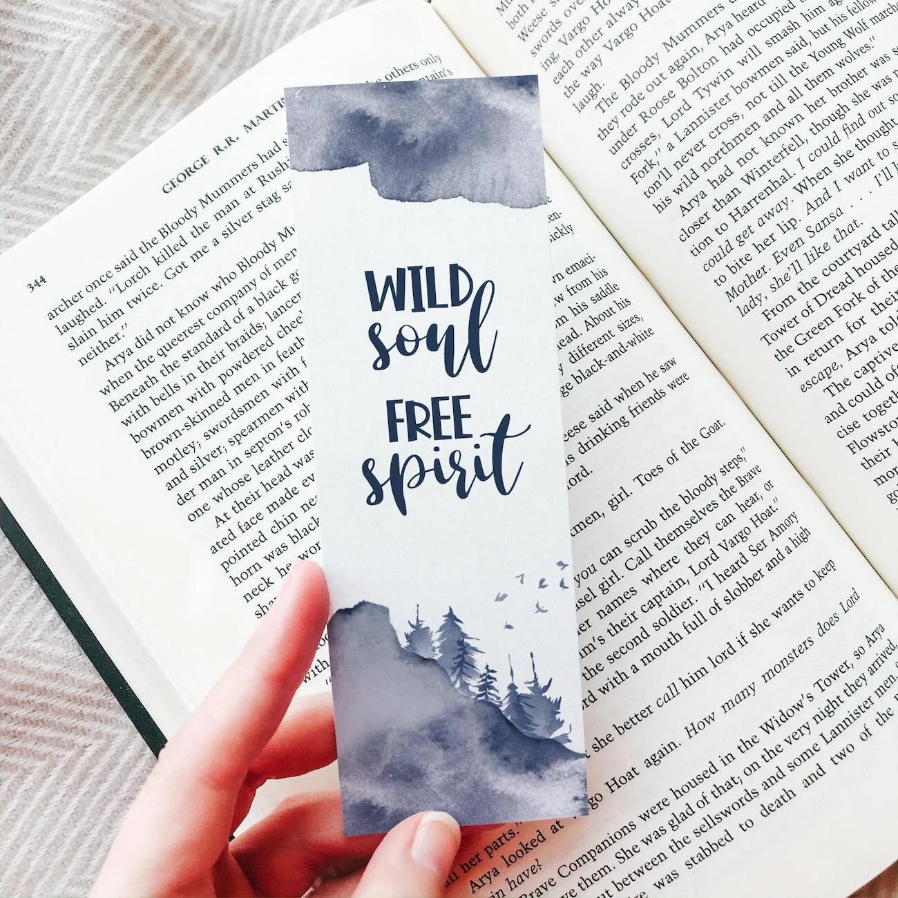 Spring Bloom Bookmarks Printable — On Book Street