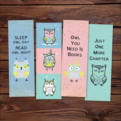 Printable Owl Bookmarks