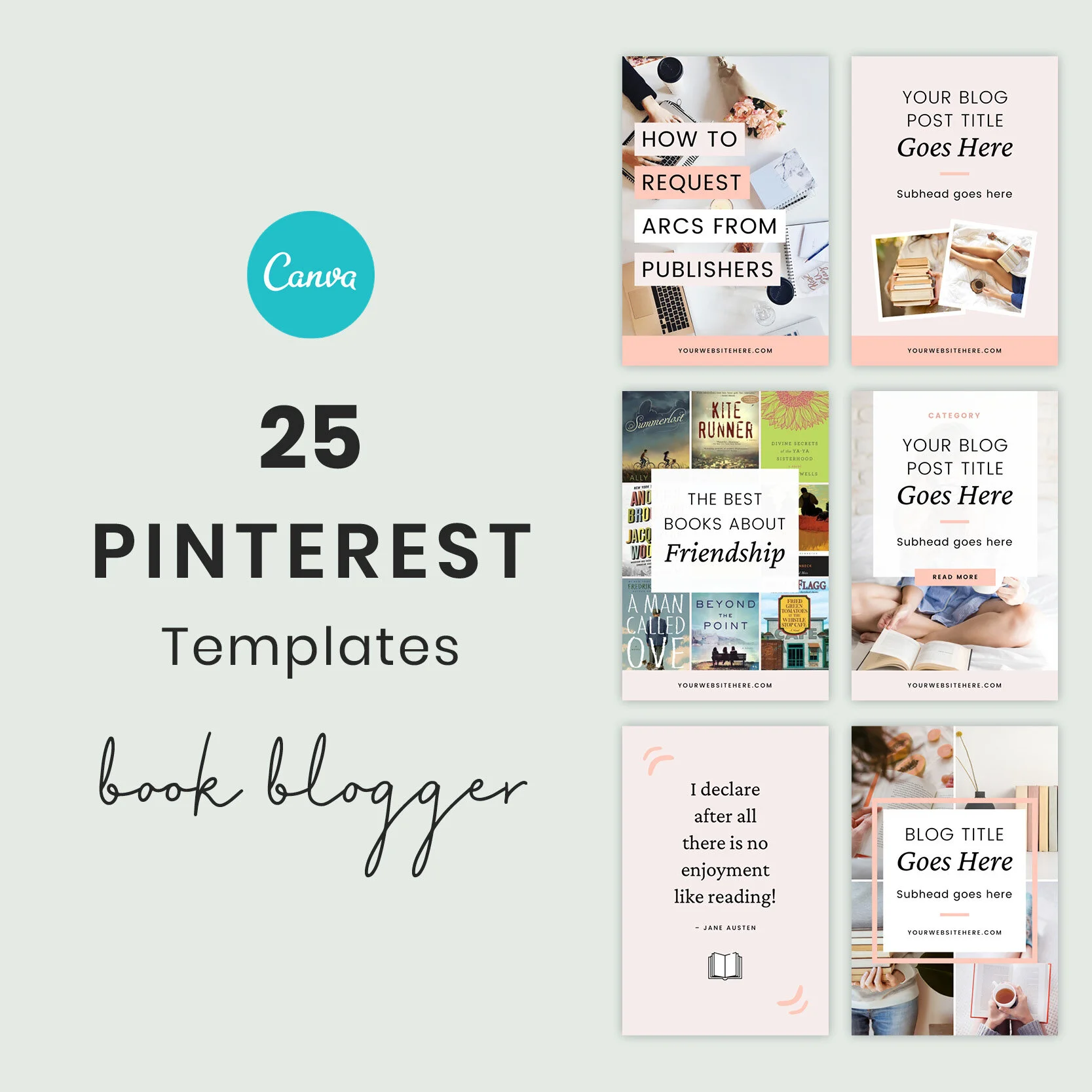 Pinterest Templates for Book Bloggers — On Book Street