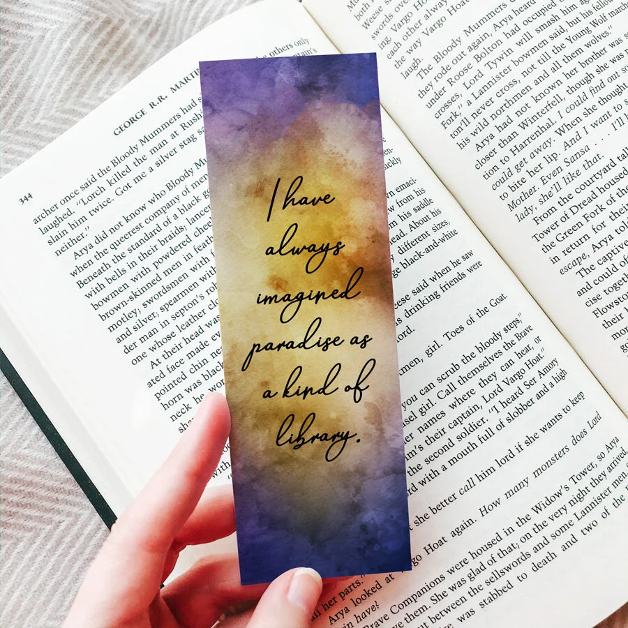 Abstract Bookish Bookmarks Printable — On Book Street
