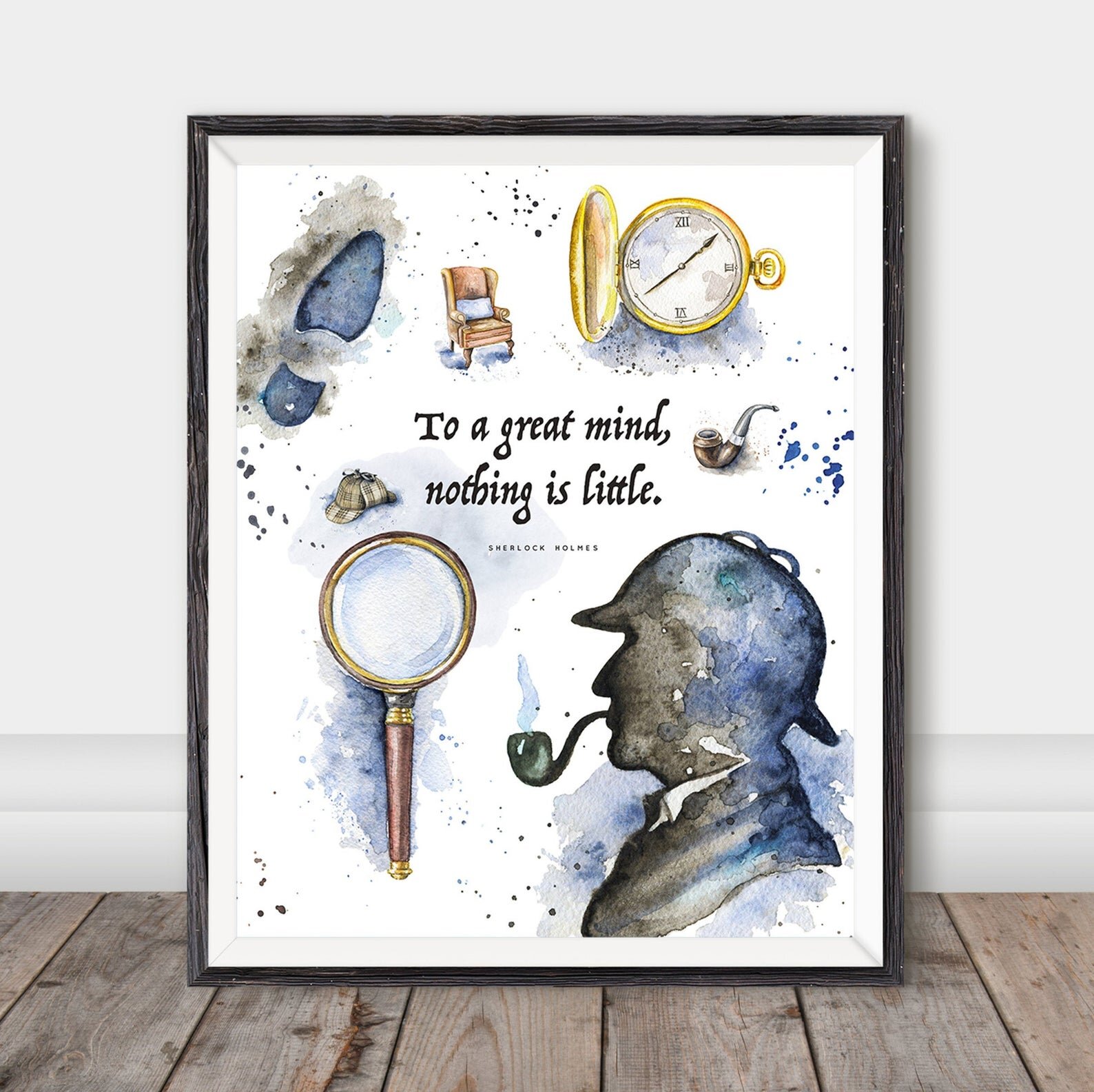 Sherlock Holmes Bookmarks Printable — On Book Street