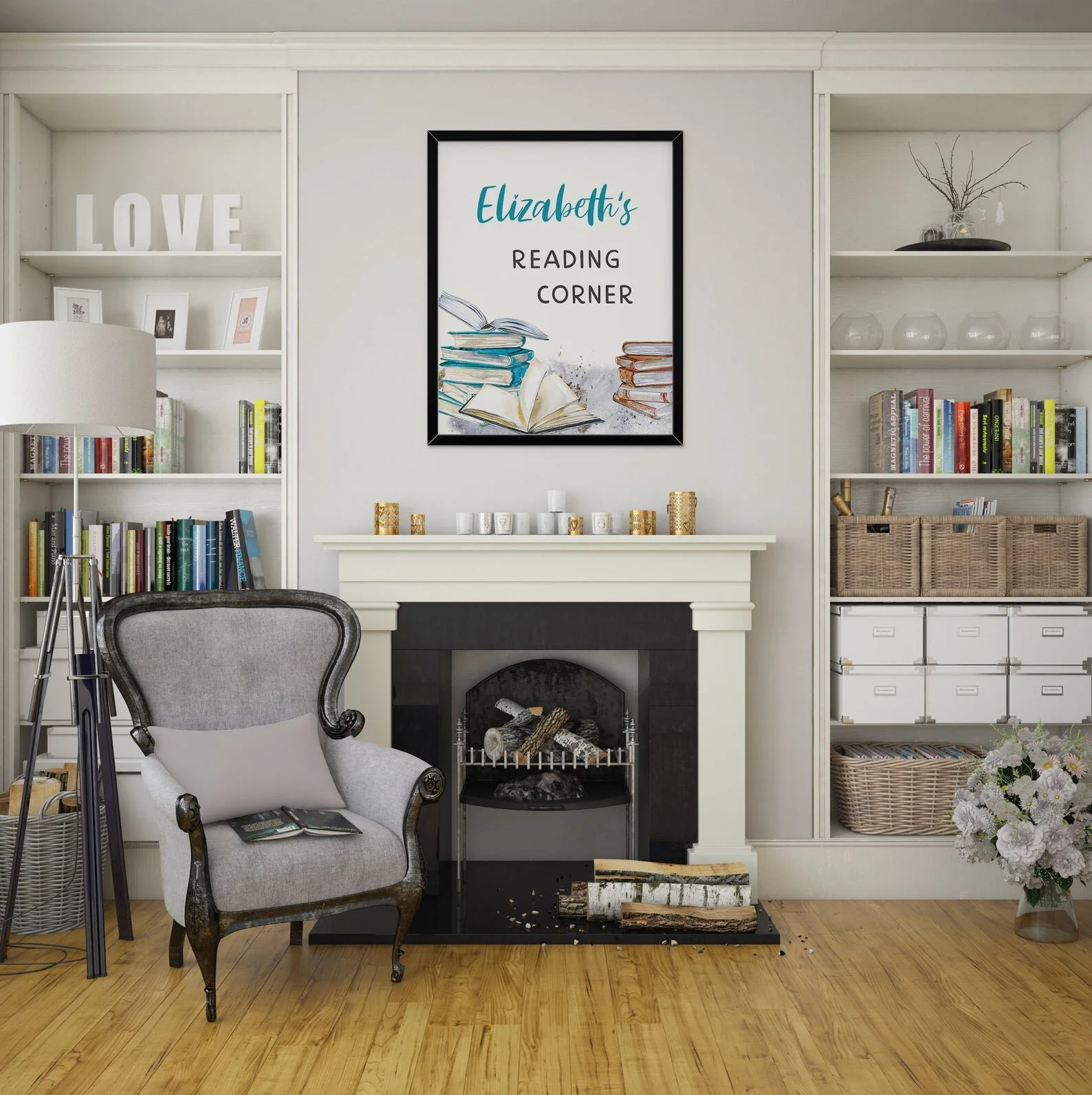 Just Keep Reading Downloadable Art Print — On Book Street