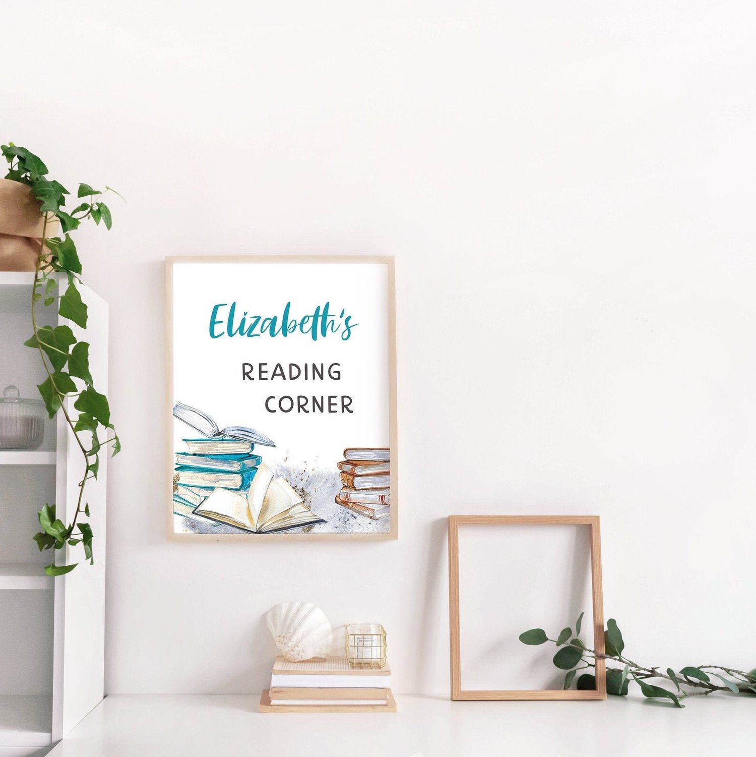 Bookworm Downloadable Art Print — On Book Street