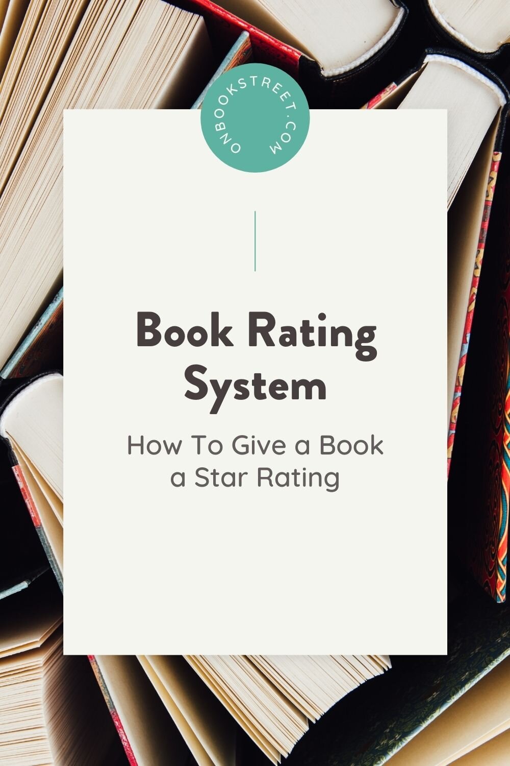 Book Rating System - How To Give a Book a Star Rating — On Book Street