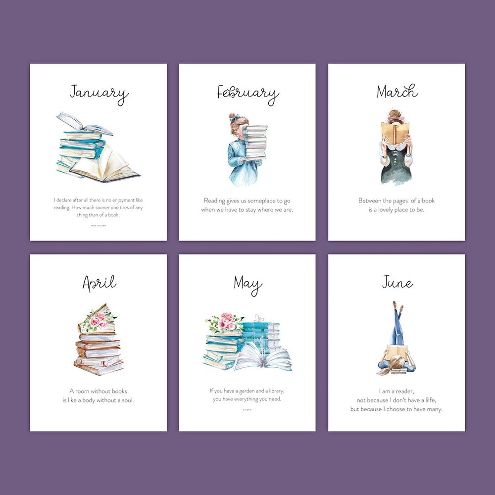 Bookshelf Bookmarks Printable — On Book Street
