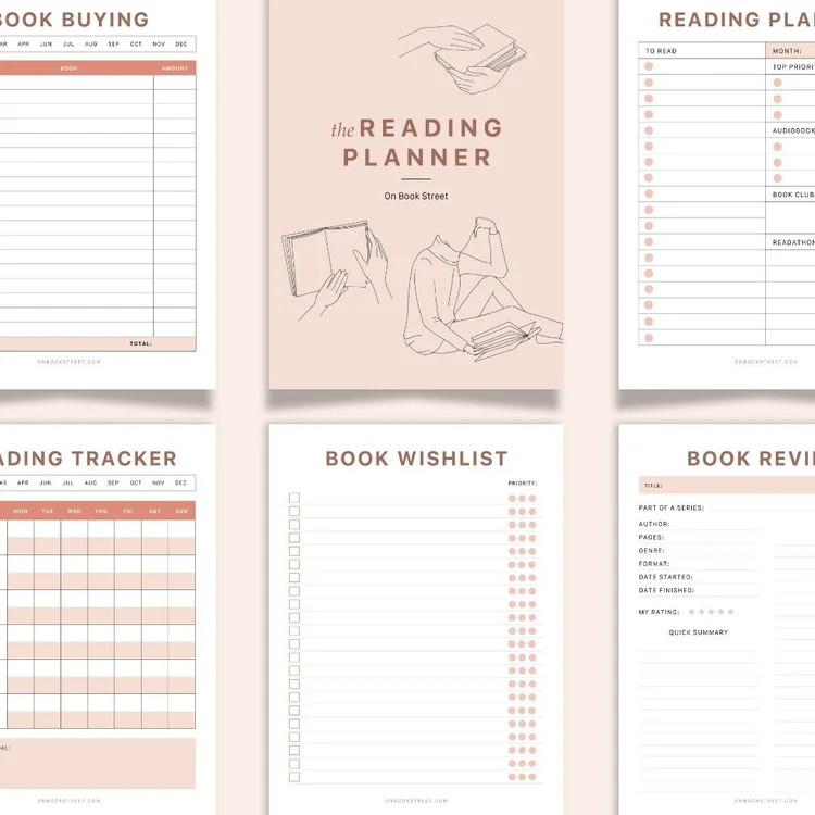 Book Club Planner Printable — On Book Street