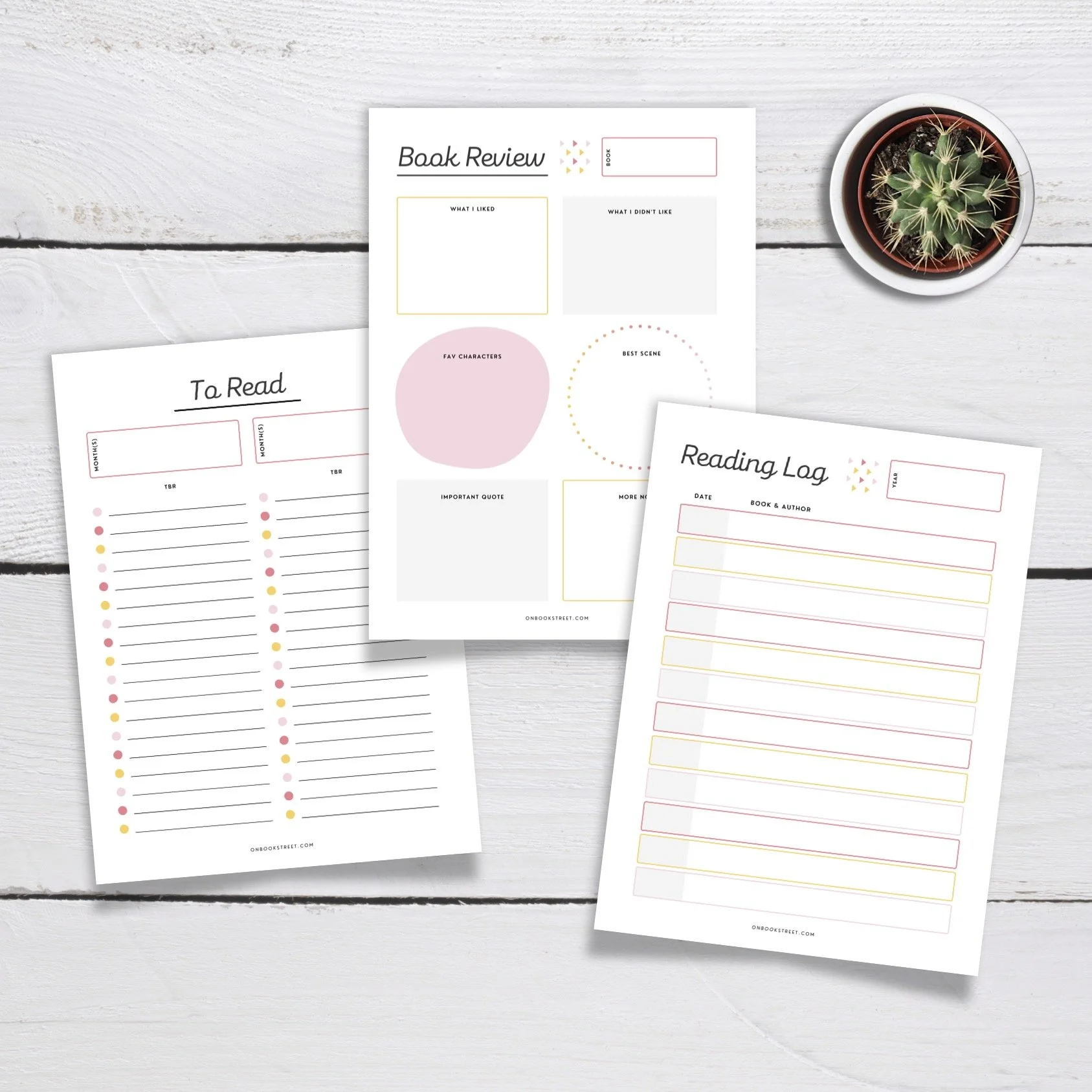 Printable TBR Game Cards — On Book Street