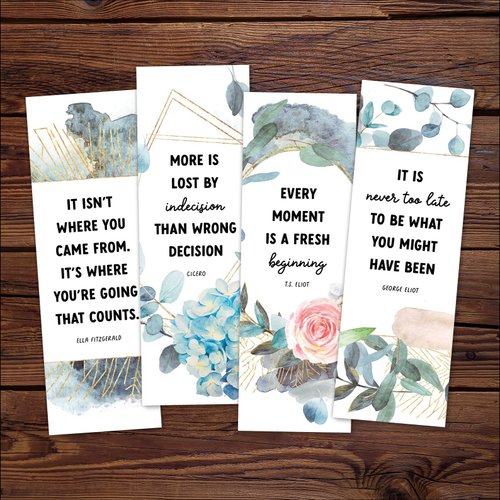 Bookish Quotes Bookmarks Printable — On Book Street