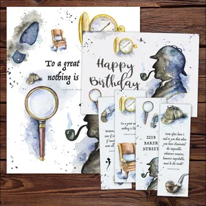 Sherlock Holmes Birthday Card Printable — On Book Street