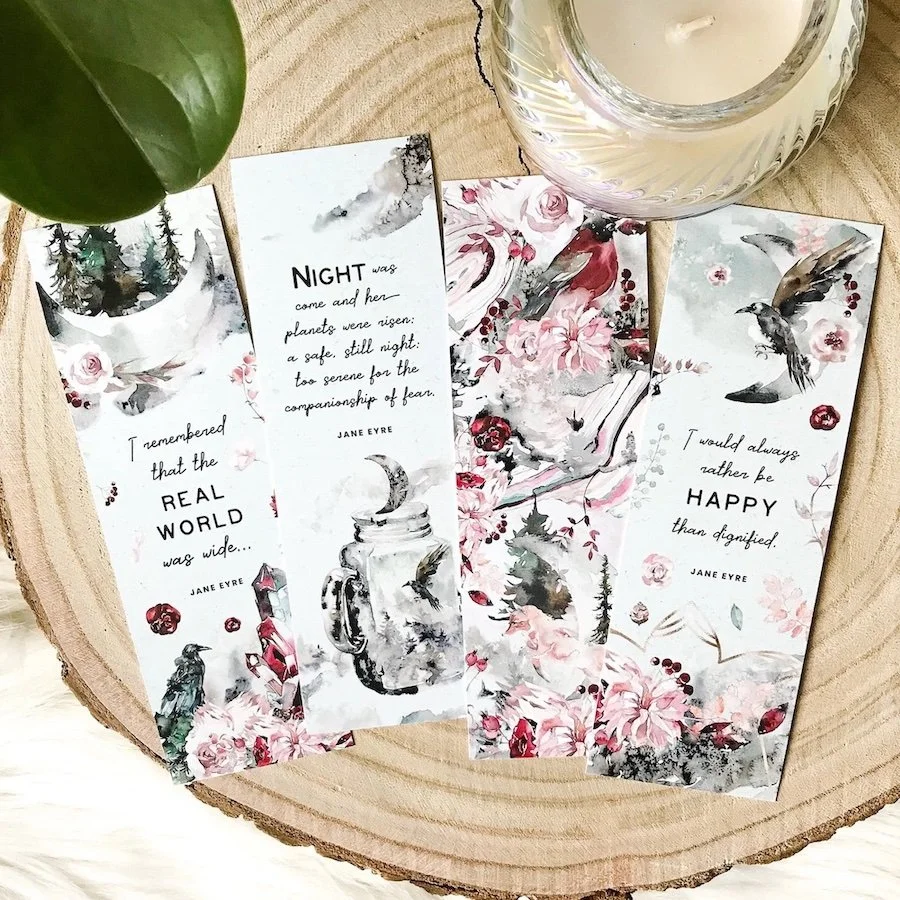 Raven Bookmarks Printable — On Book Street