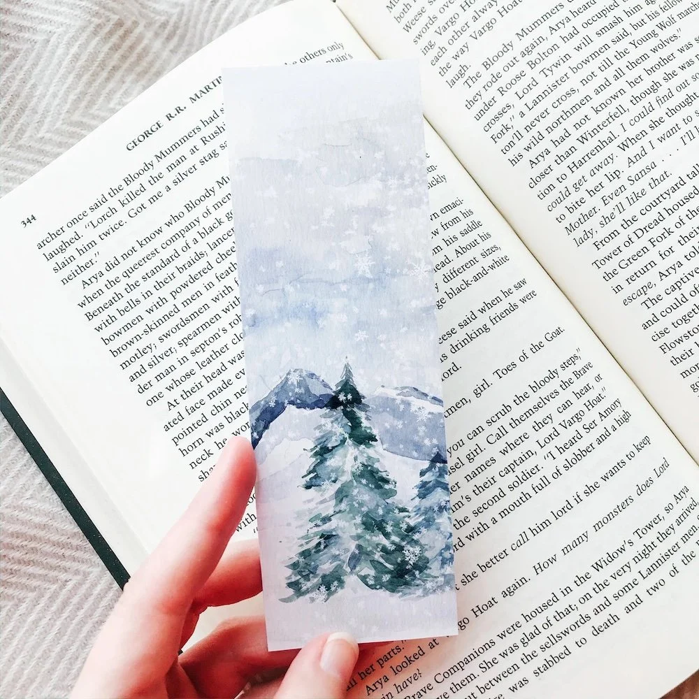 Watercolour Bookmarks Printable — On Book Street