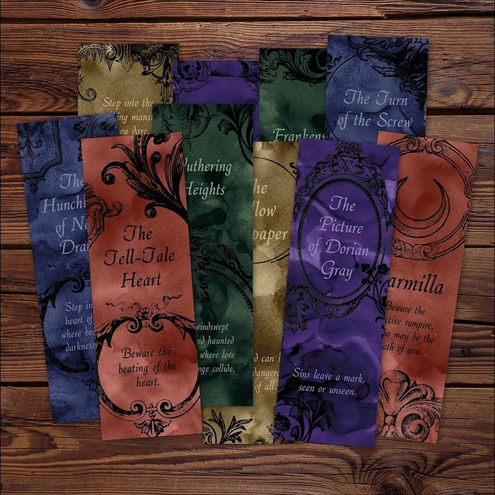 Floral Skull Bookmark Printable — On Book Street