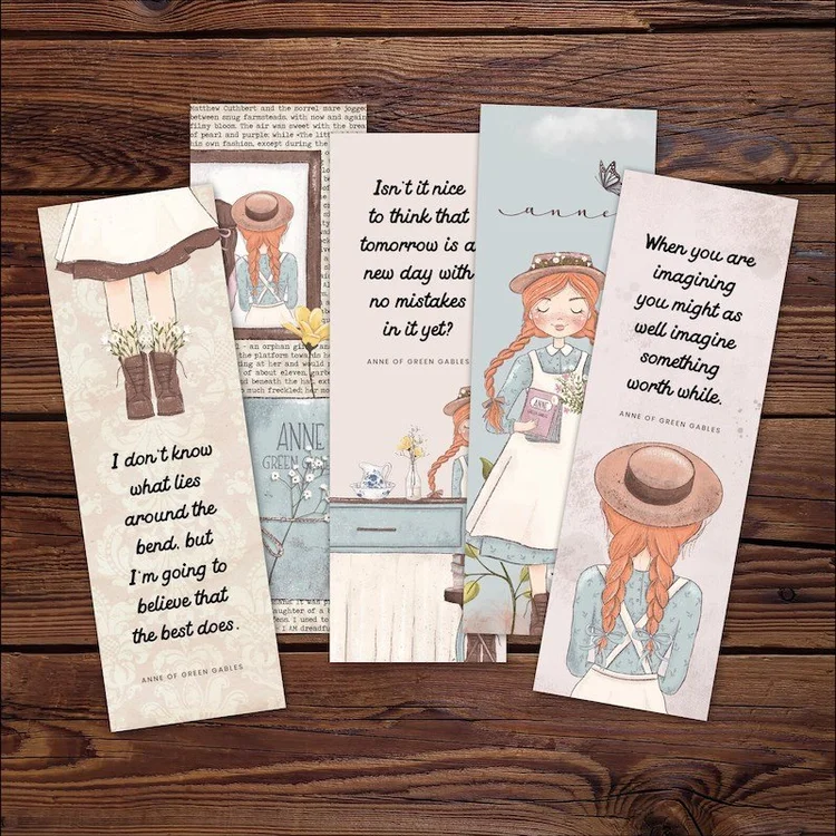 Anne of Green Gables Bookmarks Printable — On Book Street