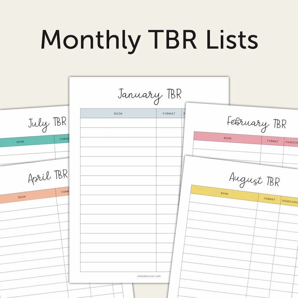 Bookshelf Reading Tracker Printable — On Book Street