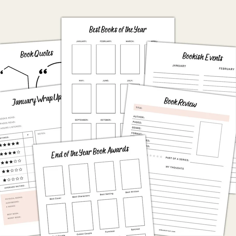 Book Club Planner Printable — On Book Street