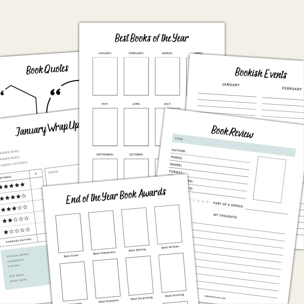 Printable TBR Game Cards — On Book Street