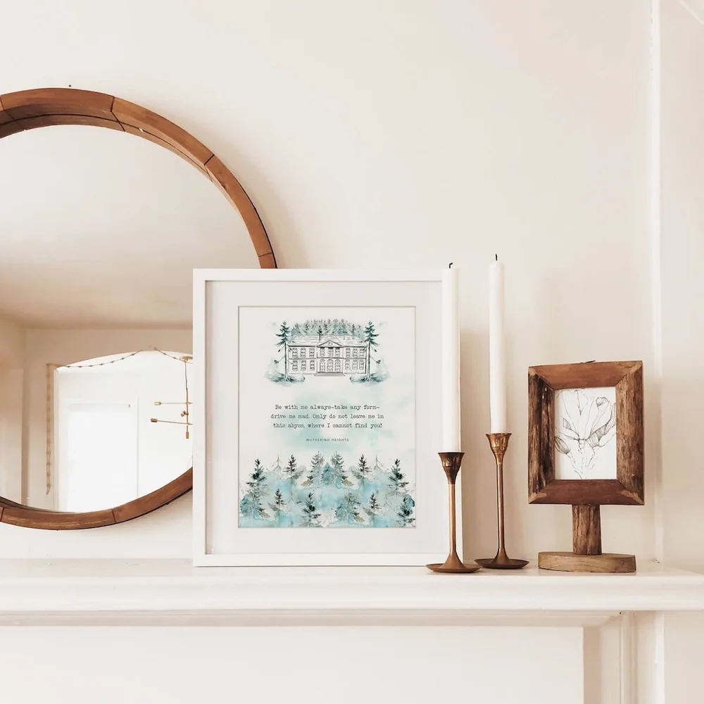 Wuthering Heights Downloadable Art Print — On Book Street