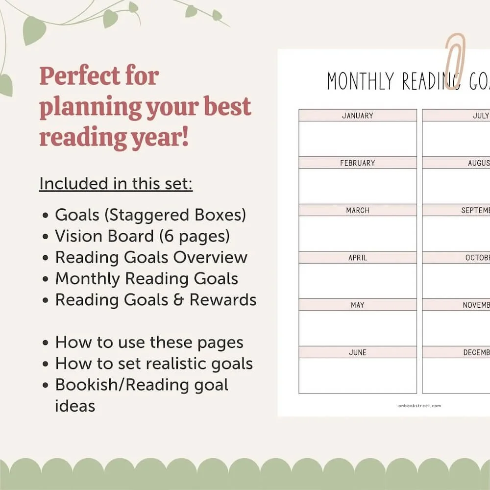 Book Review Template (5 Colors) — On Book Street