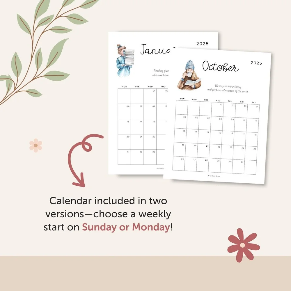 Book Club Planner Printable — On Book Street