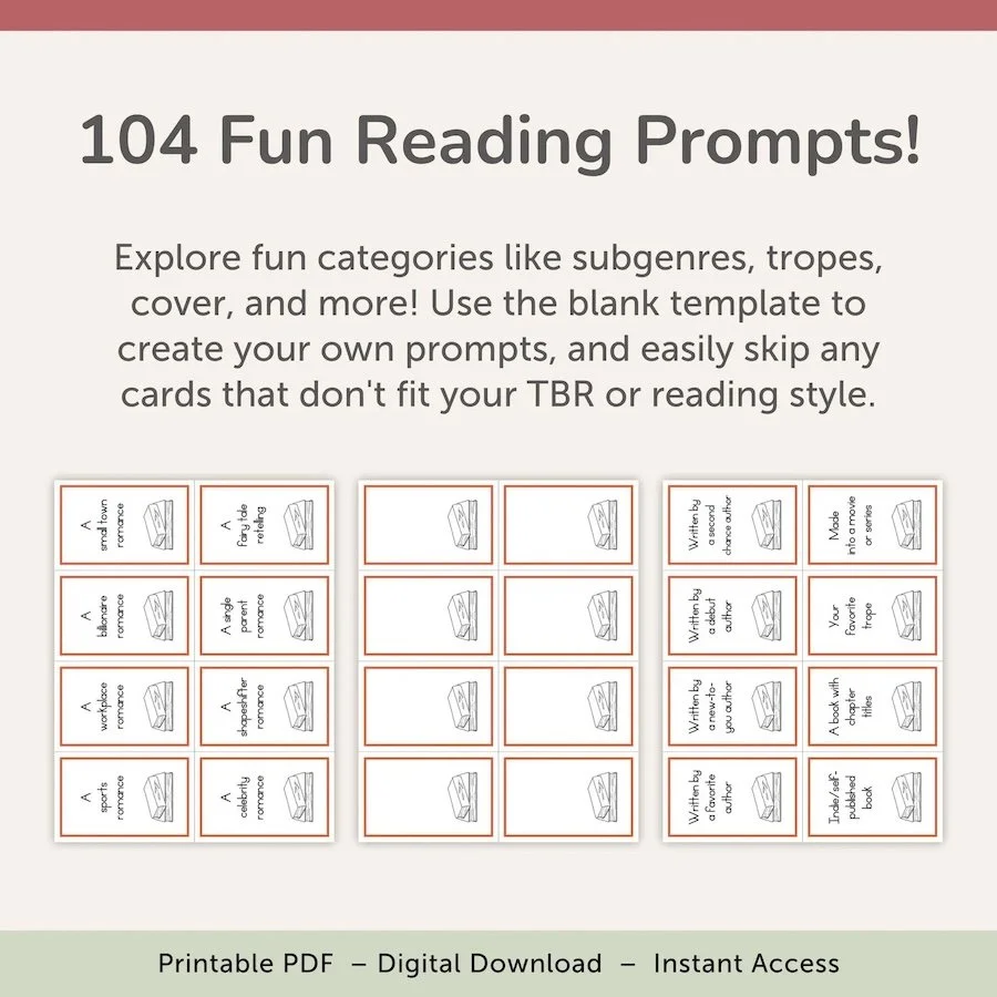 TBR Jar Reading Prompts — On Book Street