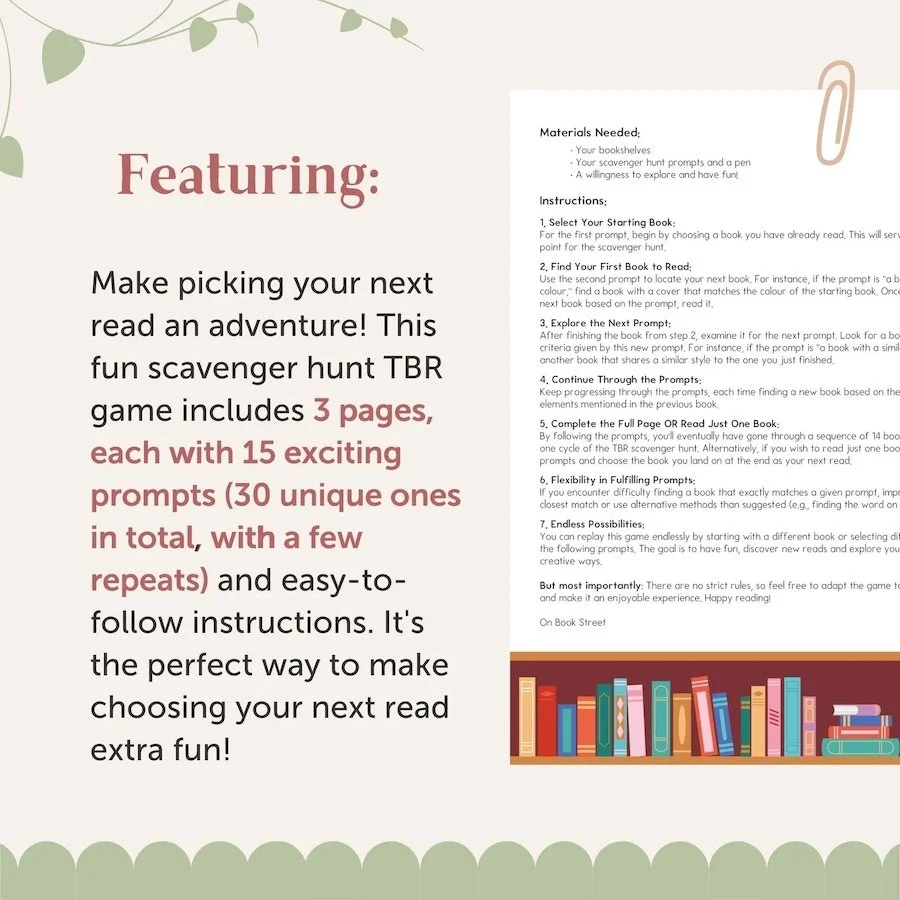 TBR Jar Reading Prompts — On Book Street