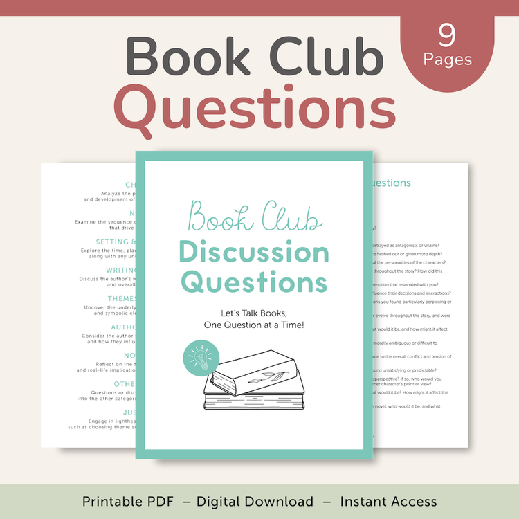 Book Club Icebreakers — On Book Street