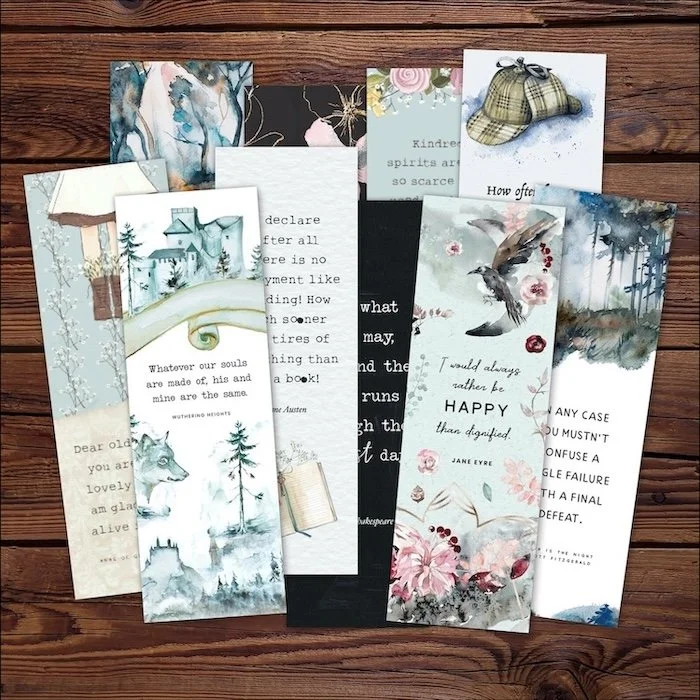 Jane Eyre Bookmarks Printable — On Book Street