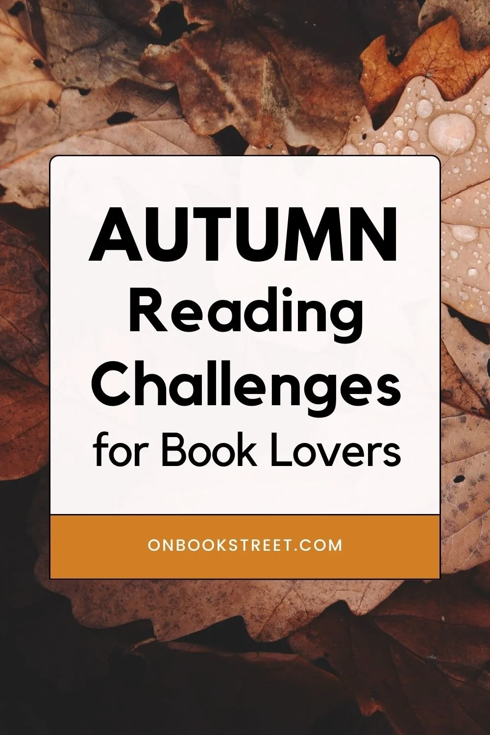 Fall Bookish Fun: Explore These Autumn Reading Challenges — On Book Street