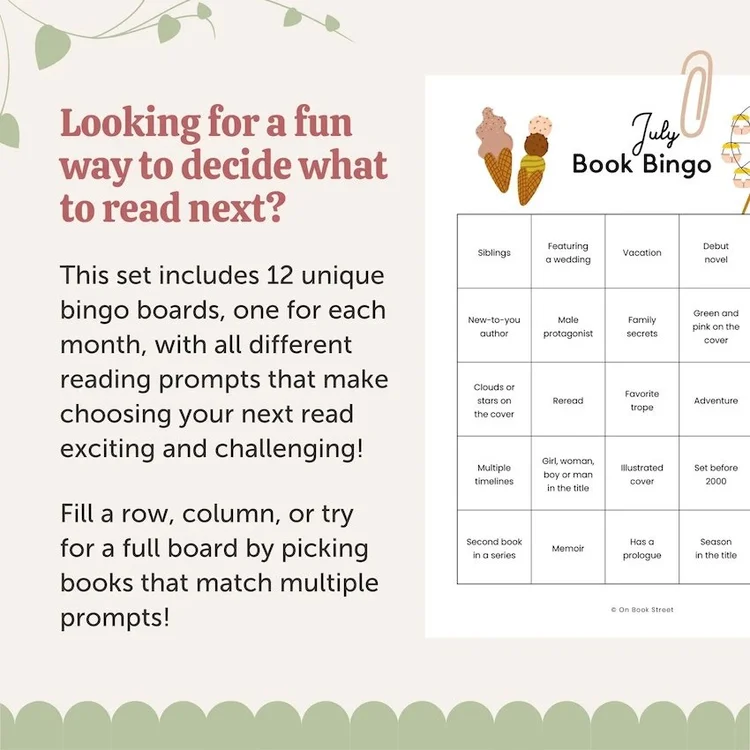 Printable TBR Game Cards – Bookshelf Edition — On Book Street