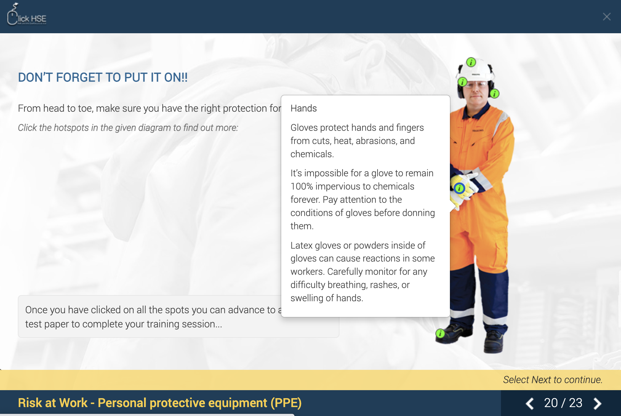 PPE Training | ClickHSE Online Course
