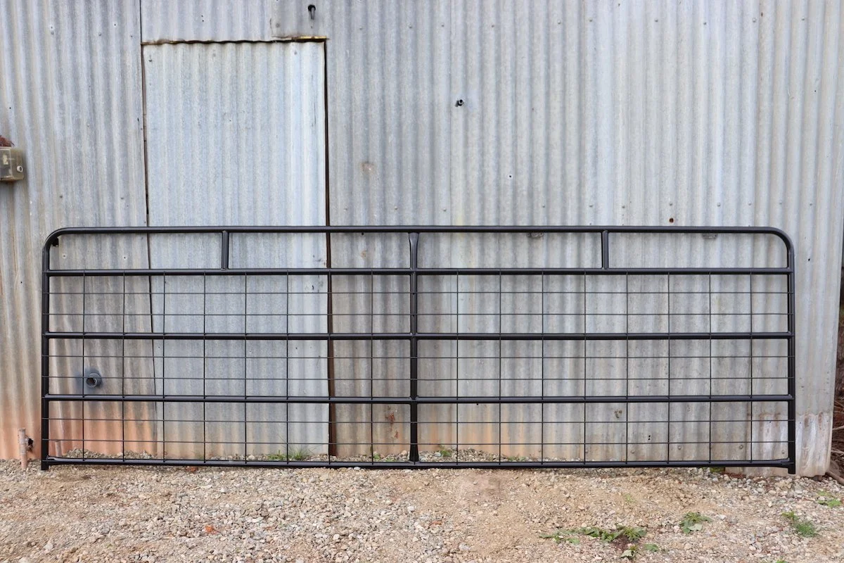 Timber and Metal Decorative Rural Gates — Saltram Rural - Premium Post ...